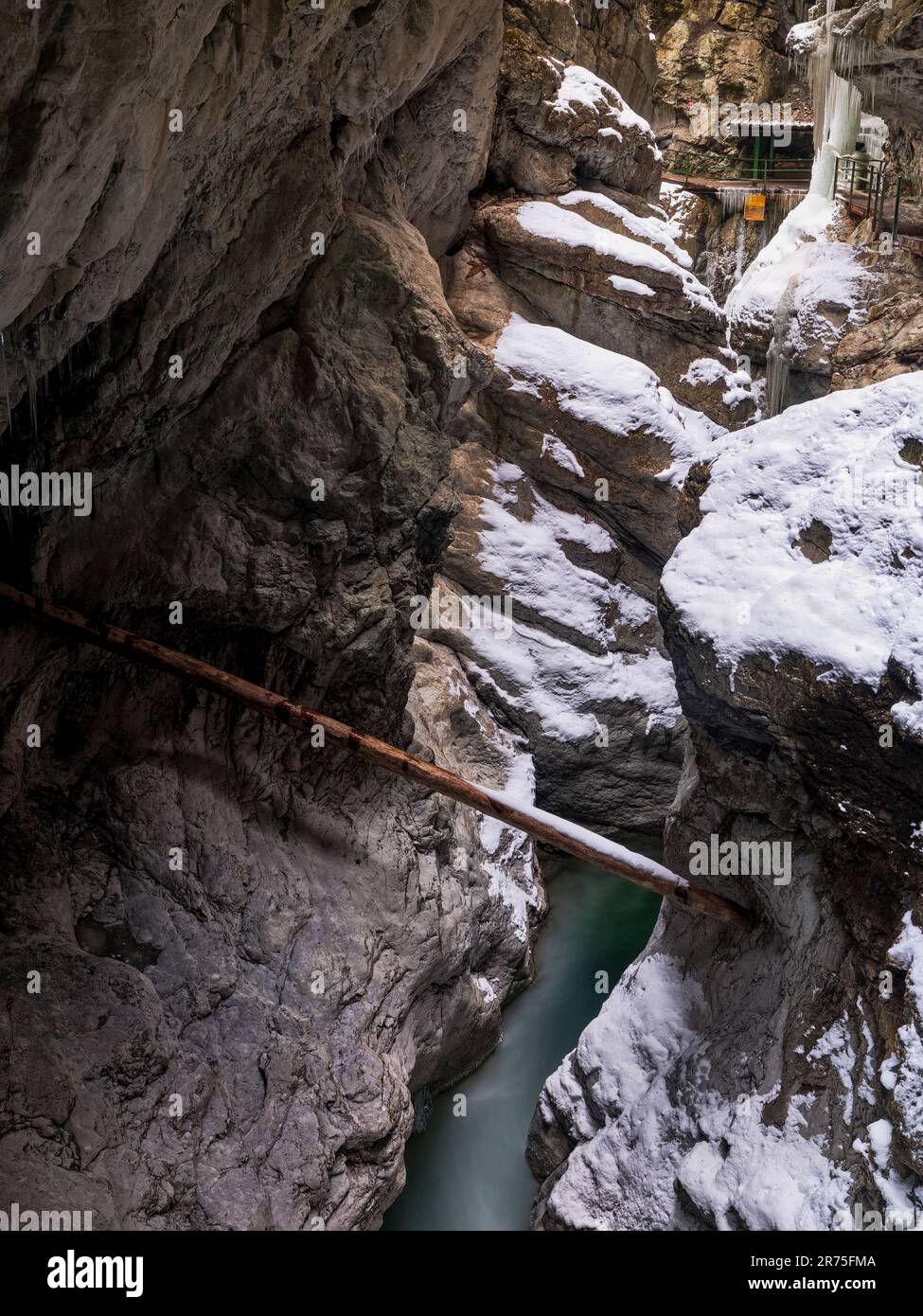 Winter in the Breitachklamm, Oberstdorf Stock Photo - Alamy