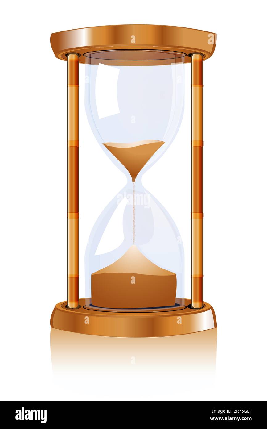 illustration of hour watch on white background Stock Vector Image & Art ...