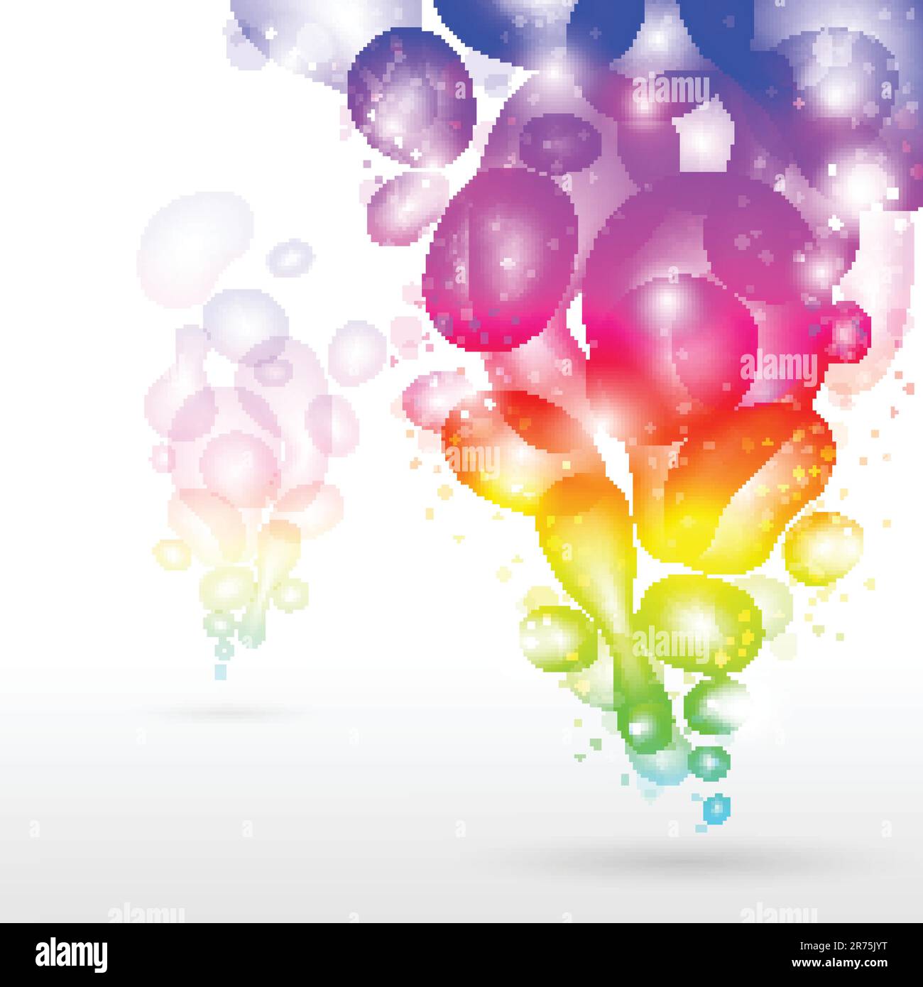 Pink modern plastic round Stock Vector Images - Alamy