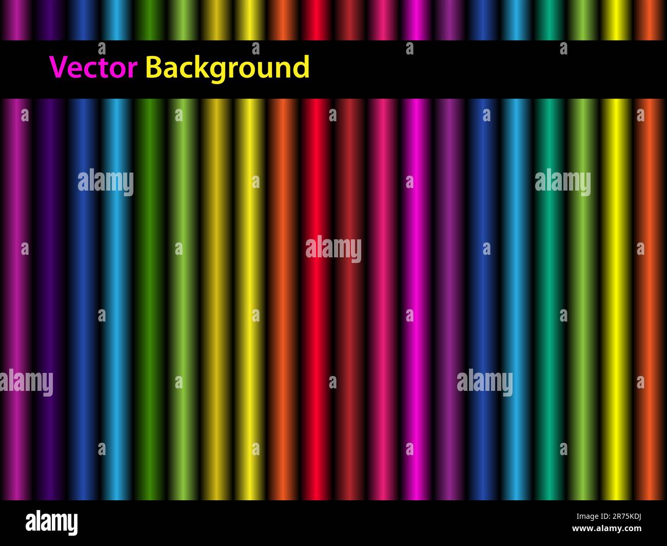 Vector background with multi colored stripes and stars Stock Vector ...