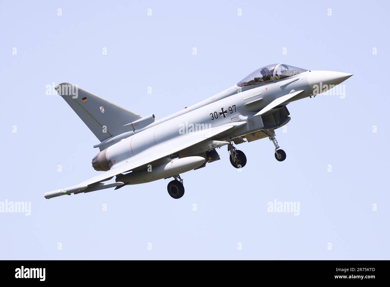 Kerpen, Germany. 13th June, 2023. A Euro Fighter combat aircraft of the ...