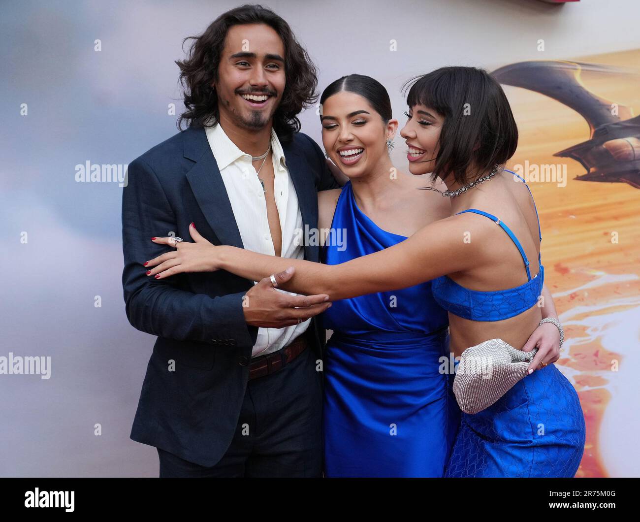 Los Angeles, USA. 12th June, 2023. (L-R) Michael Cimino, Amanda Diaz ...