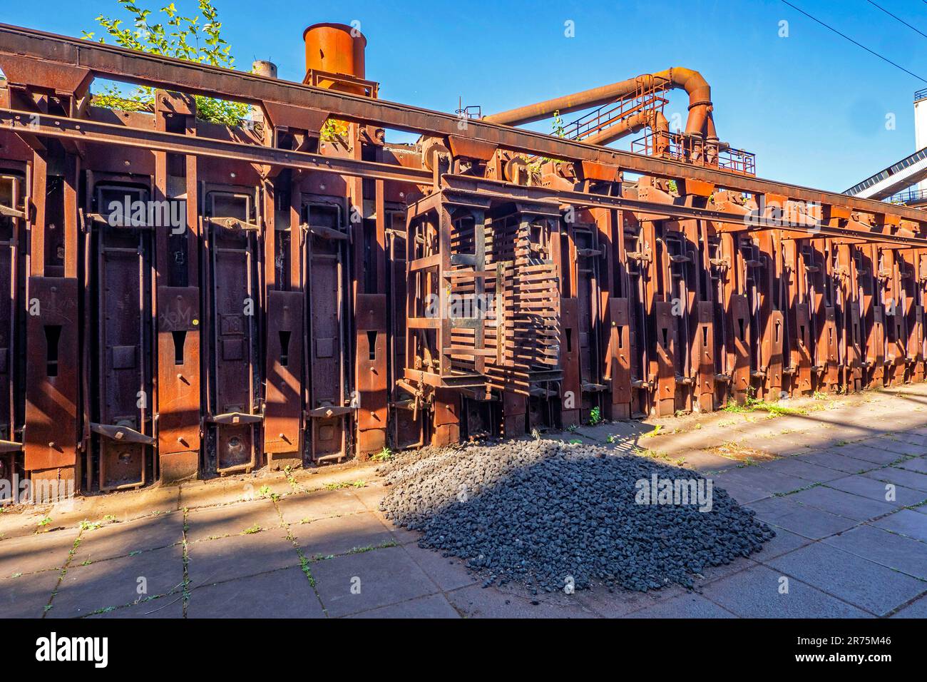 World Cultural Heritage Site Völklingen Ironworks, Völklingen, Saarland ...