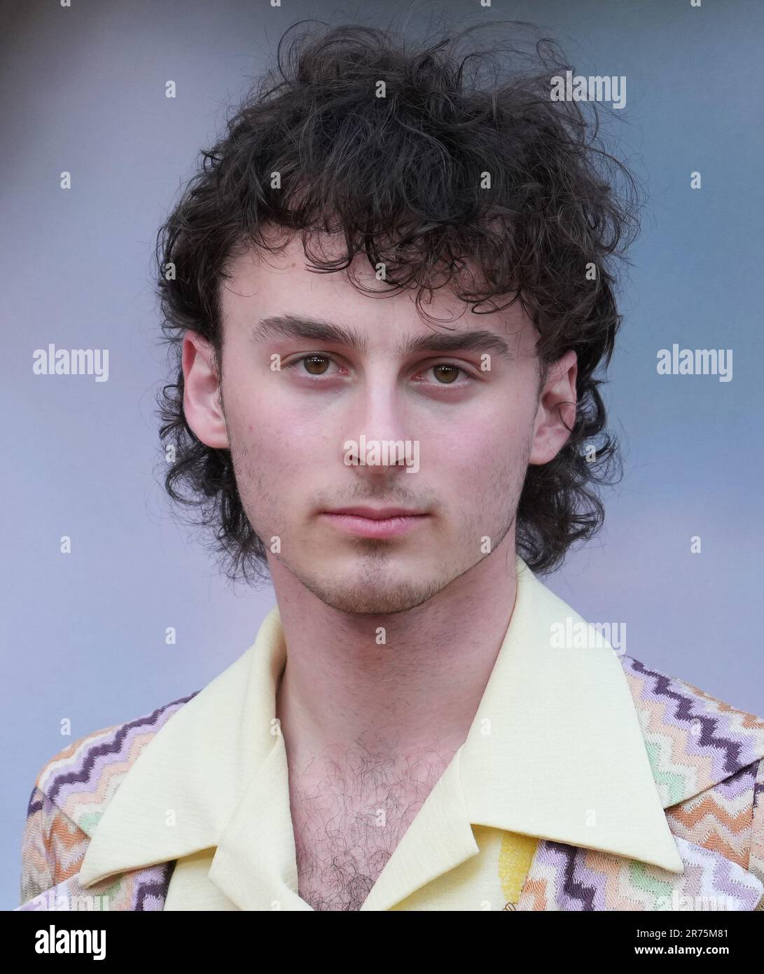 Los Angeles, USA. 12th June, 2023. Wyatt Oleff arrives at the Warner ...