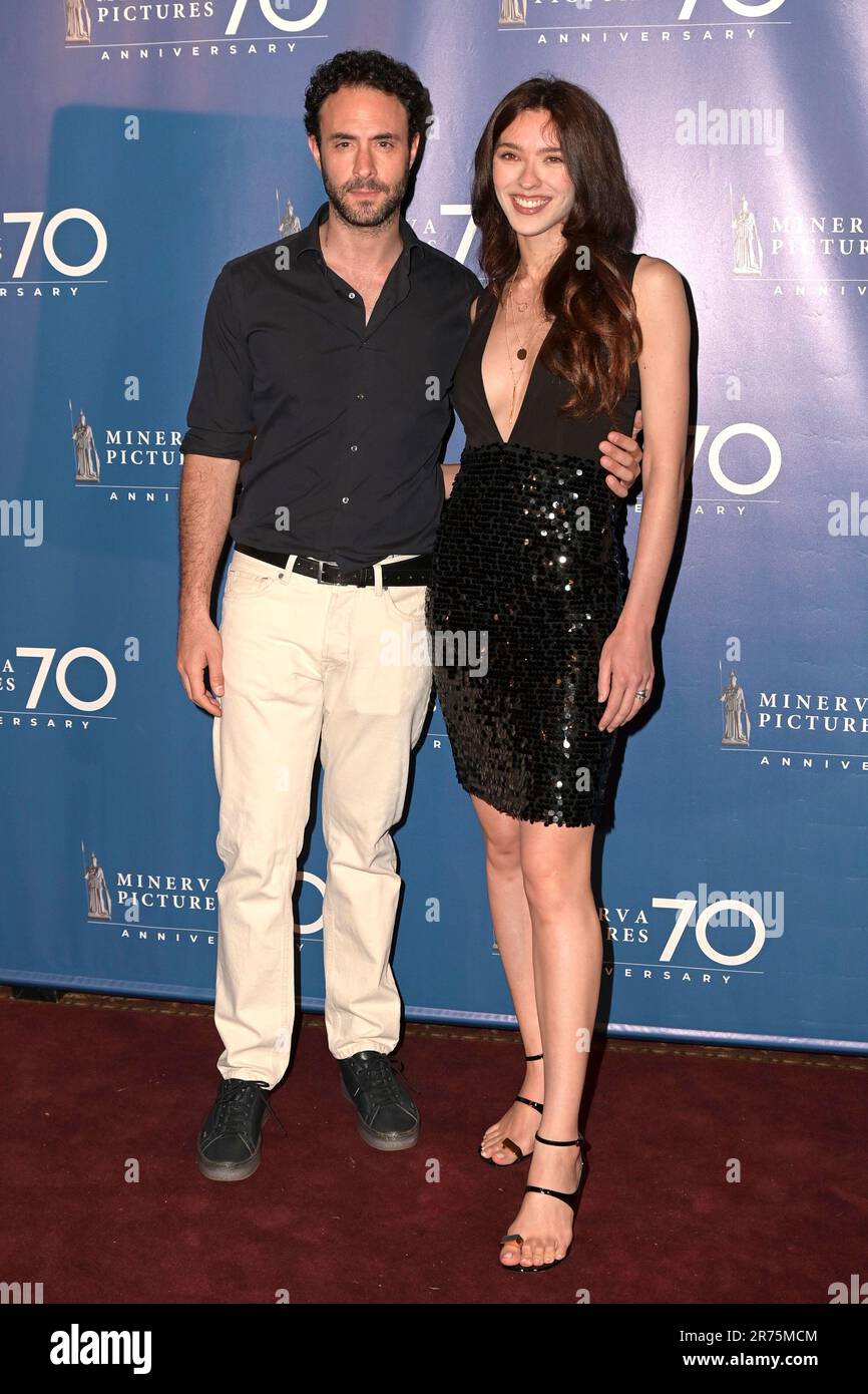 Alessio Vassallo und Ginevra Pisani bei der Party zum 70. Geburtstag ...