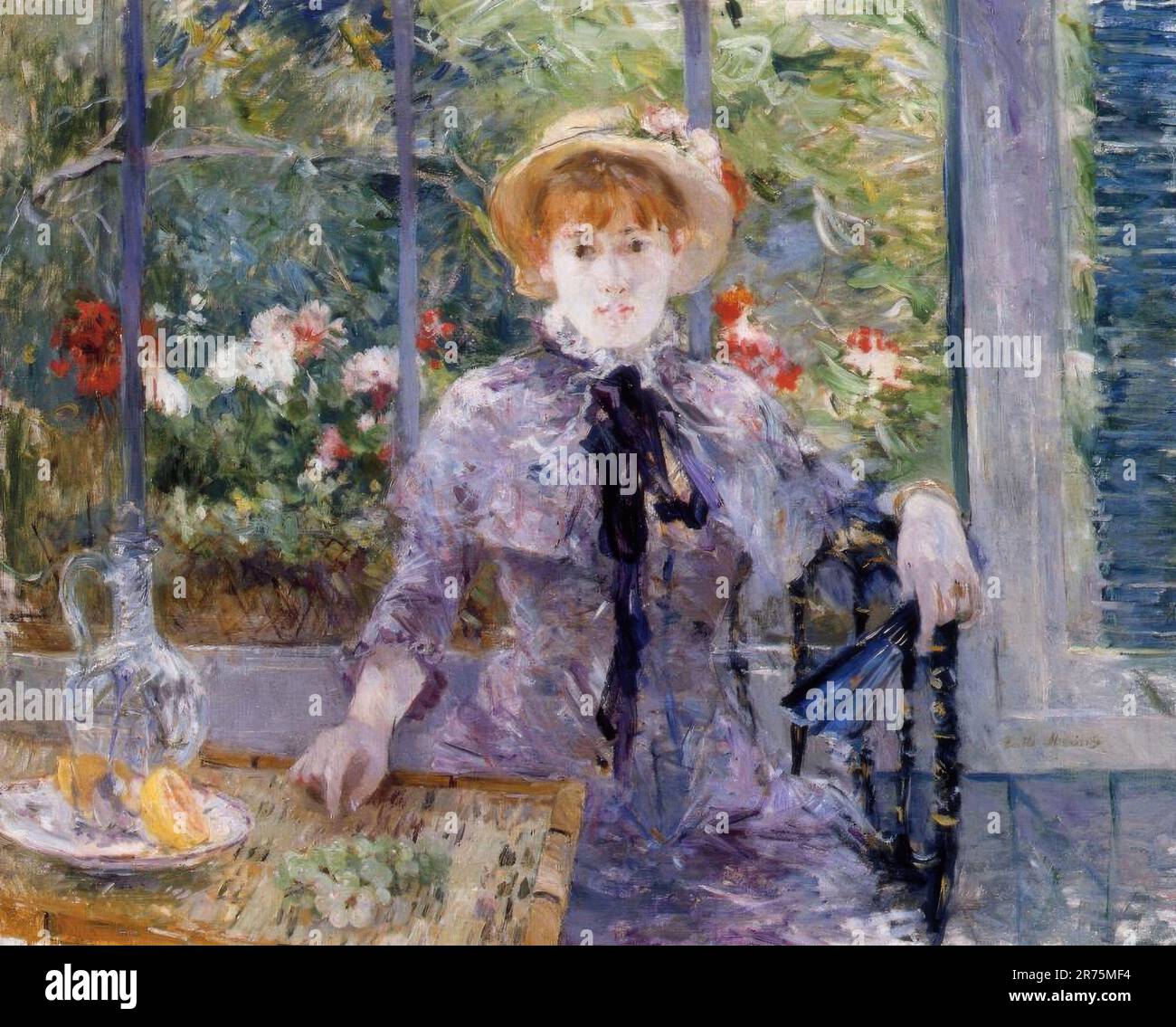 Berthe Morisot , Impressionist French painter 1841 - 1895 Stock Photo ...