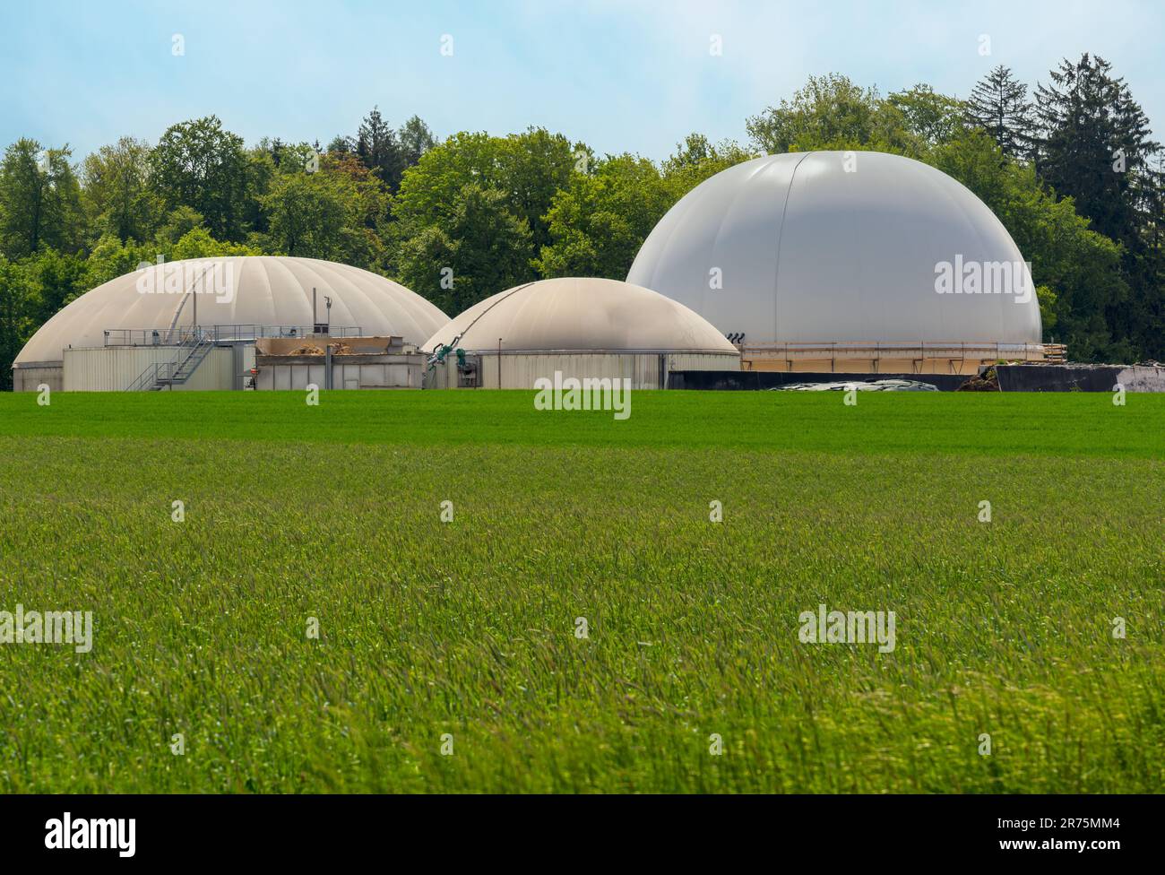 Facility for bio energy production Stock Photo - Alamy