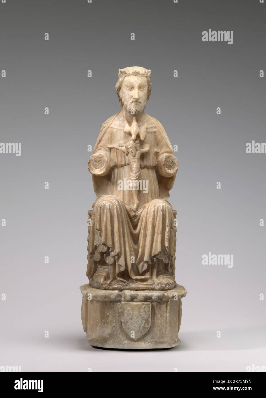 English or Spanish 14th Century The Holy Trinity c. 1300/1350 Stock ...