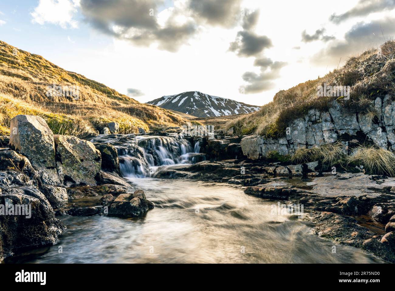 Glencoe valley stream Stock Photo - Alamy