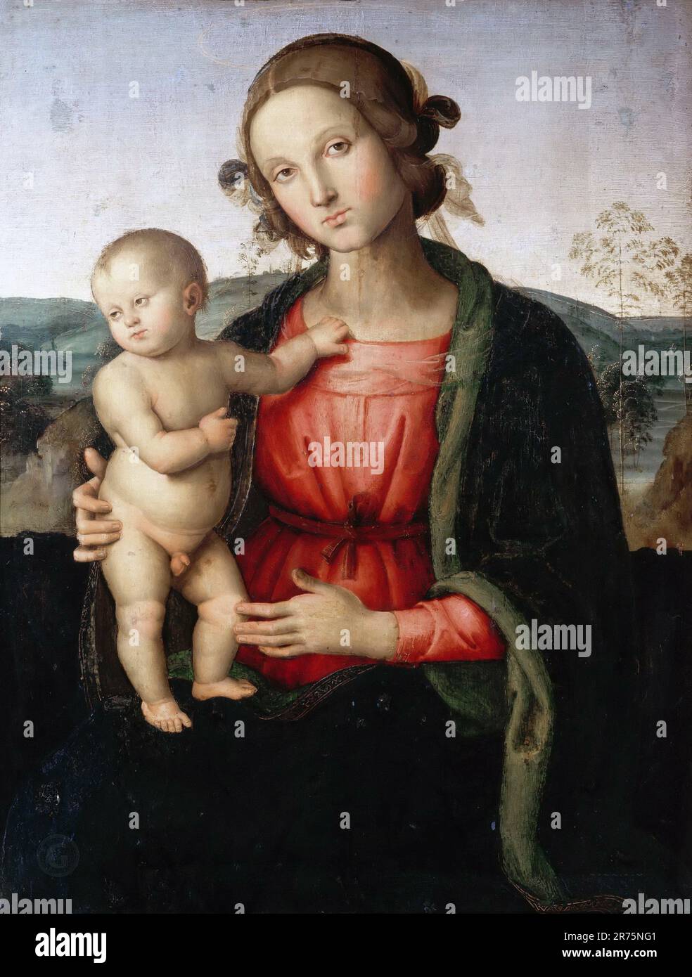 Madonna and Child Pietro Perugino (1445-1523 Stock Photo - Alamy