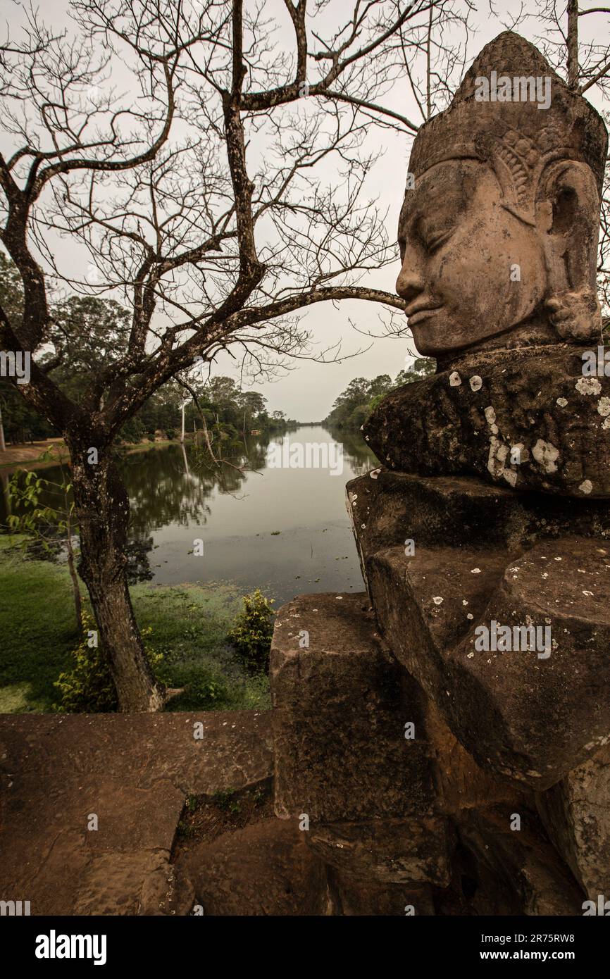 Angkor Thom ("Big City") was the last capital city of Angkorian Empire ...
