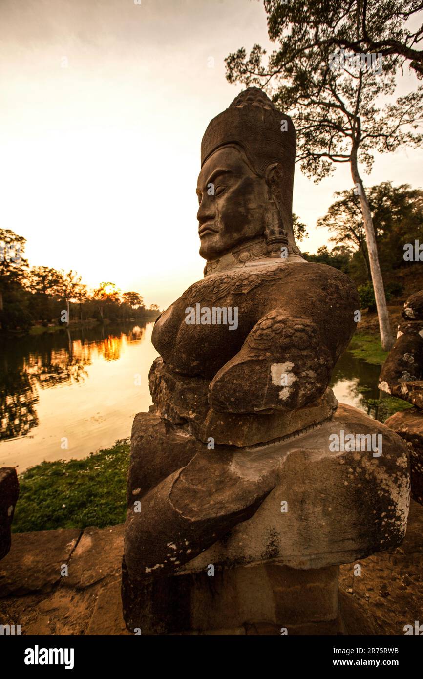 Angkor Thom ("Big City") was the last capital city of Angkorian Empire ...