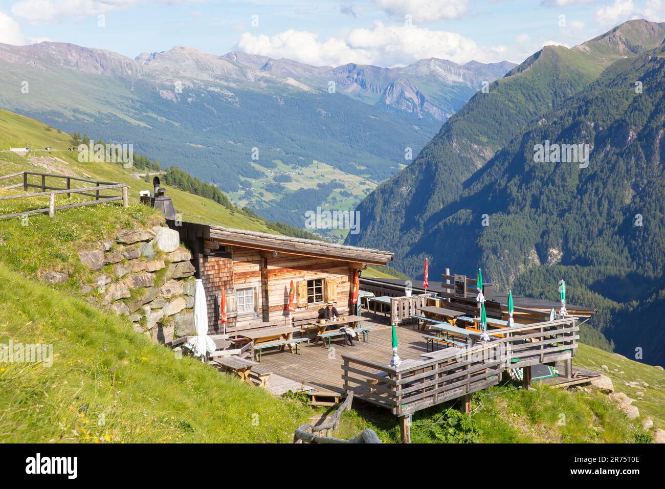 Knapp Kasa Hut on the Grossglockner High Alpine Road Stock Photo - Alamy