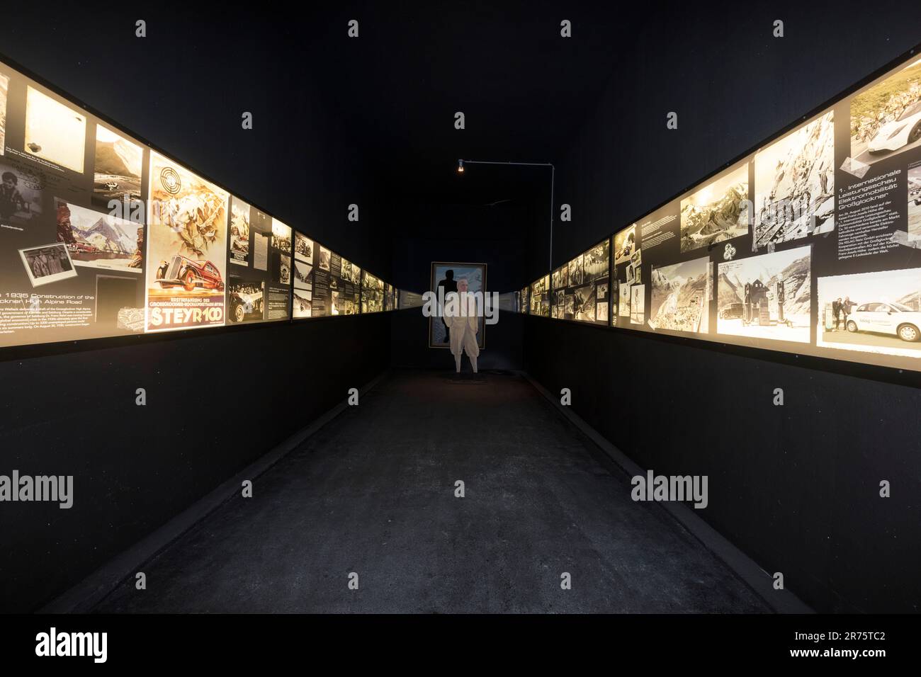 Automobile exhibition at the Kaiser-Franz-Josefs Höhe Visitor Center ...