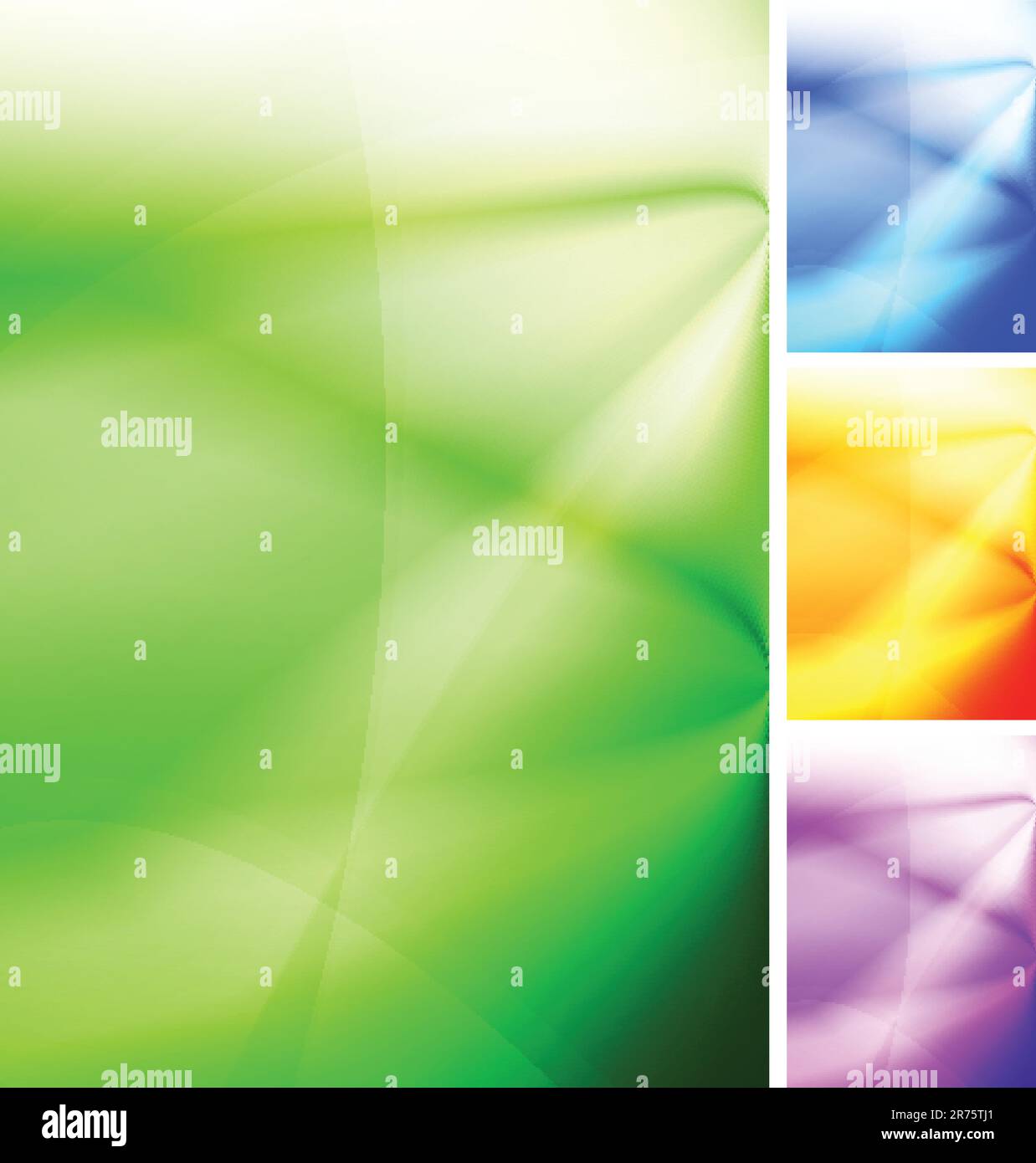 Vibrant abstract background. Four colors. Vector illustration Stock ...