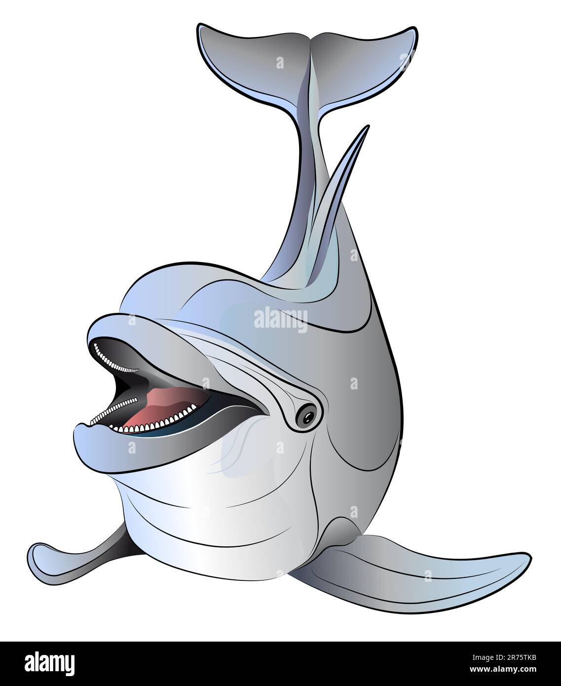 Beautiful marine creature Stock Vector Images - Alamy