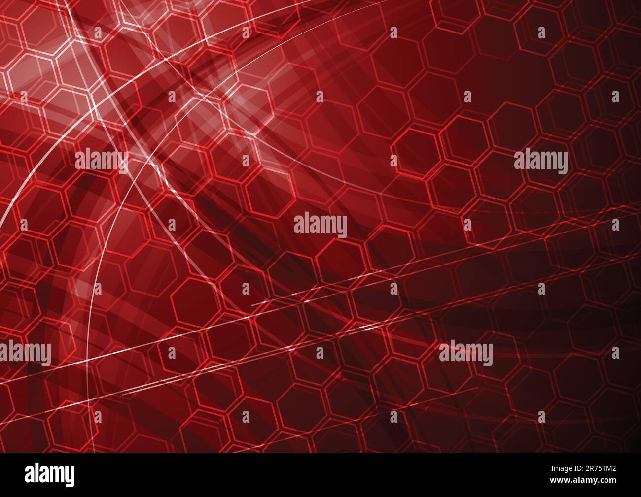Dark technical background with hexagon texture - eps 10 Stock Vector ...