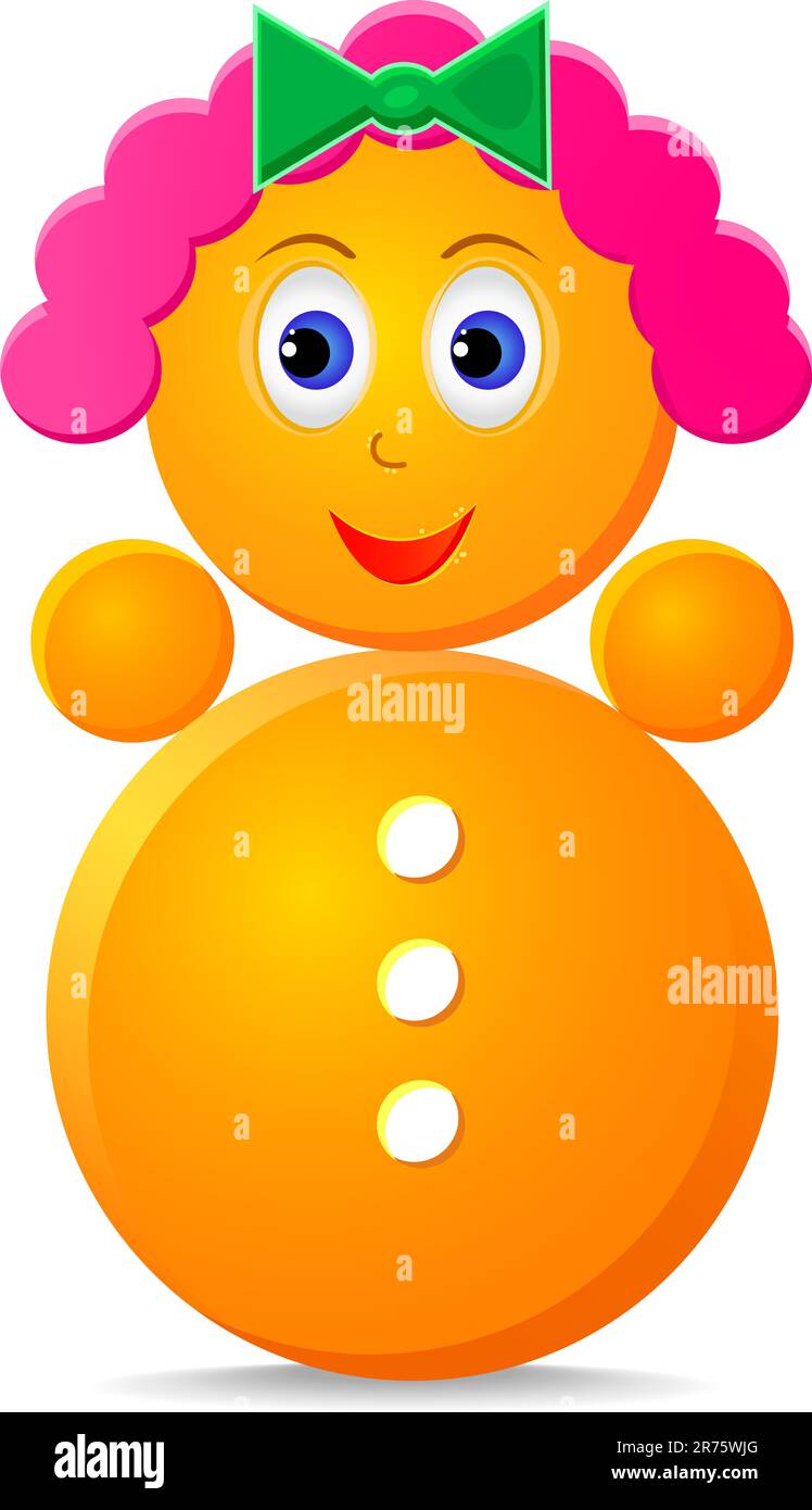 Tumbler doll image Stock Vector Images - Alamy