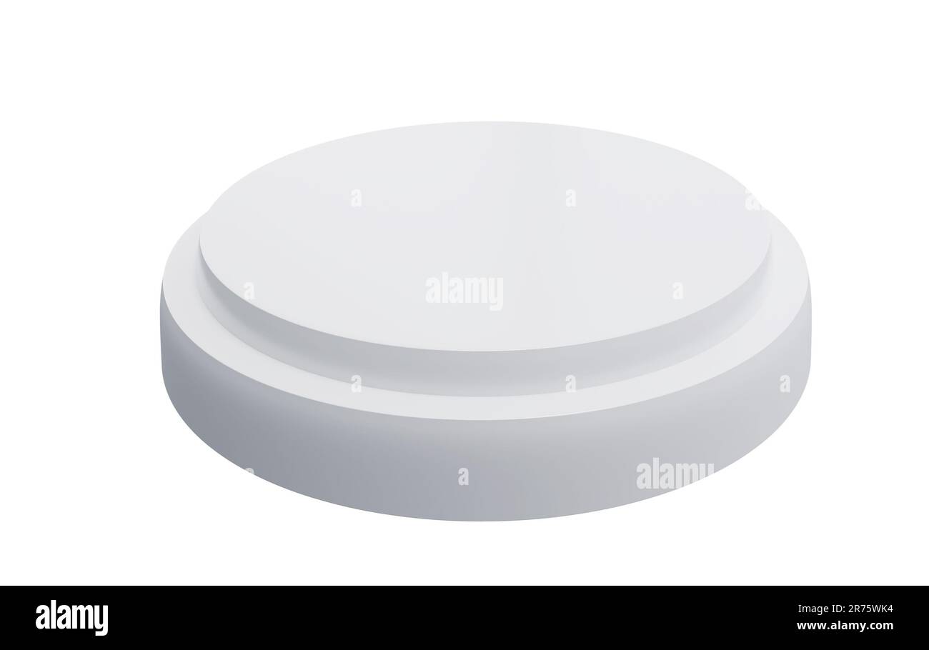 Minimalist round podium and scene with 3d rendering abstract background ...