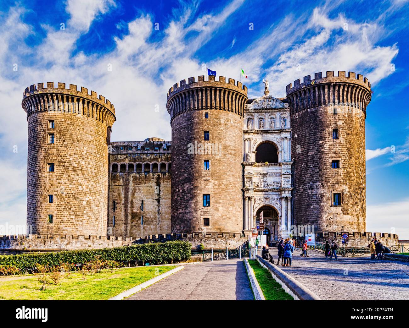 Italy, Campania, Naples, Castel Nuovo Stock Photo - Alamy