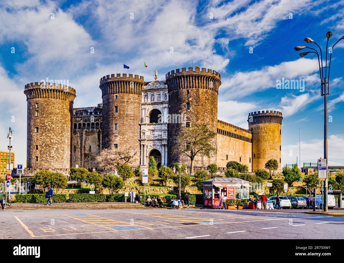 Italy, Campania, Naples, Castel Nuovo Stock Photo - Alamy
