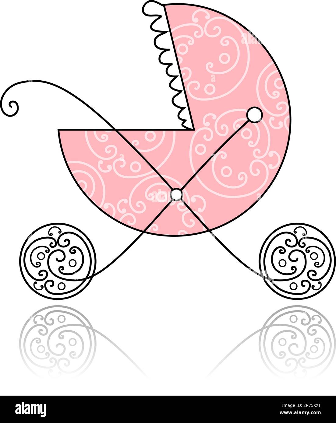 Baby buggy Stock Vector Images - Alamy