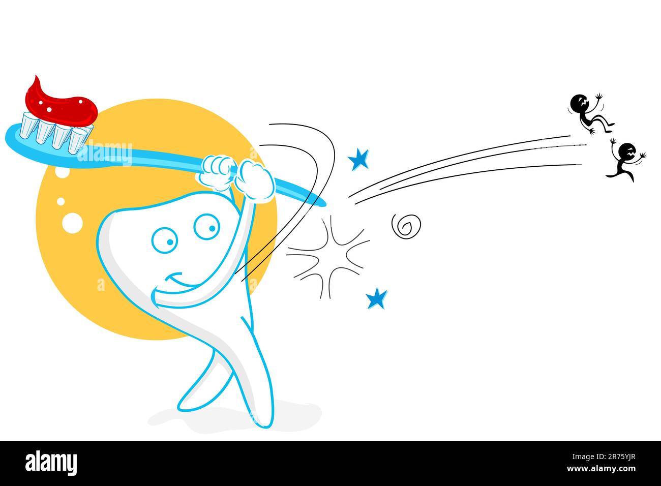 Playing with brush Stock Vector Images - Alamy