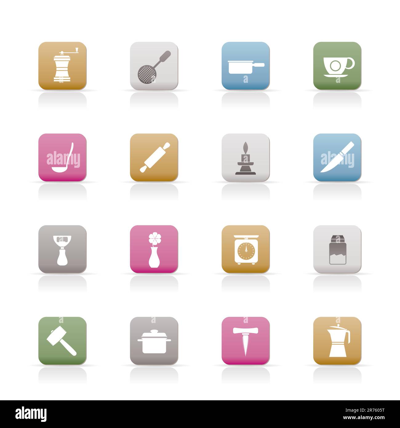 Household object icons Stock Vector Images - Alamy
