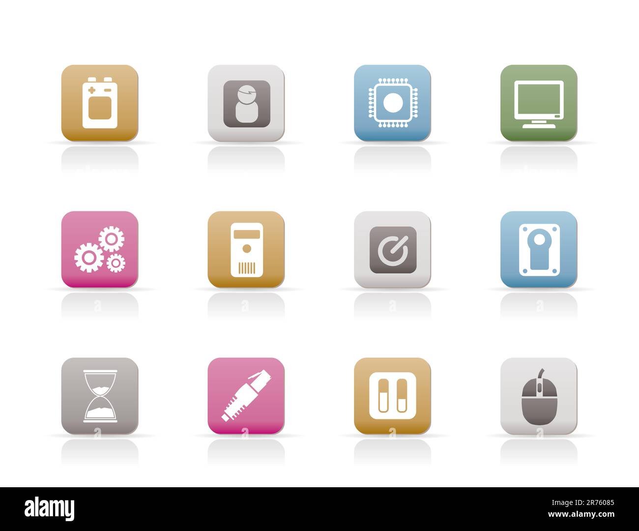 Computer elements Stock Vector Images - Alamy