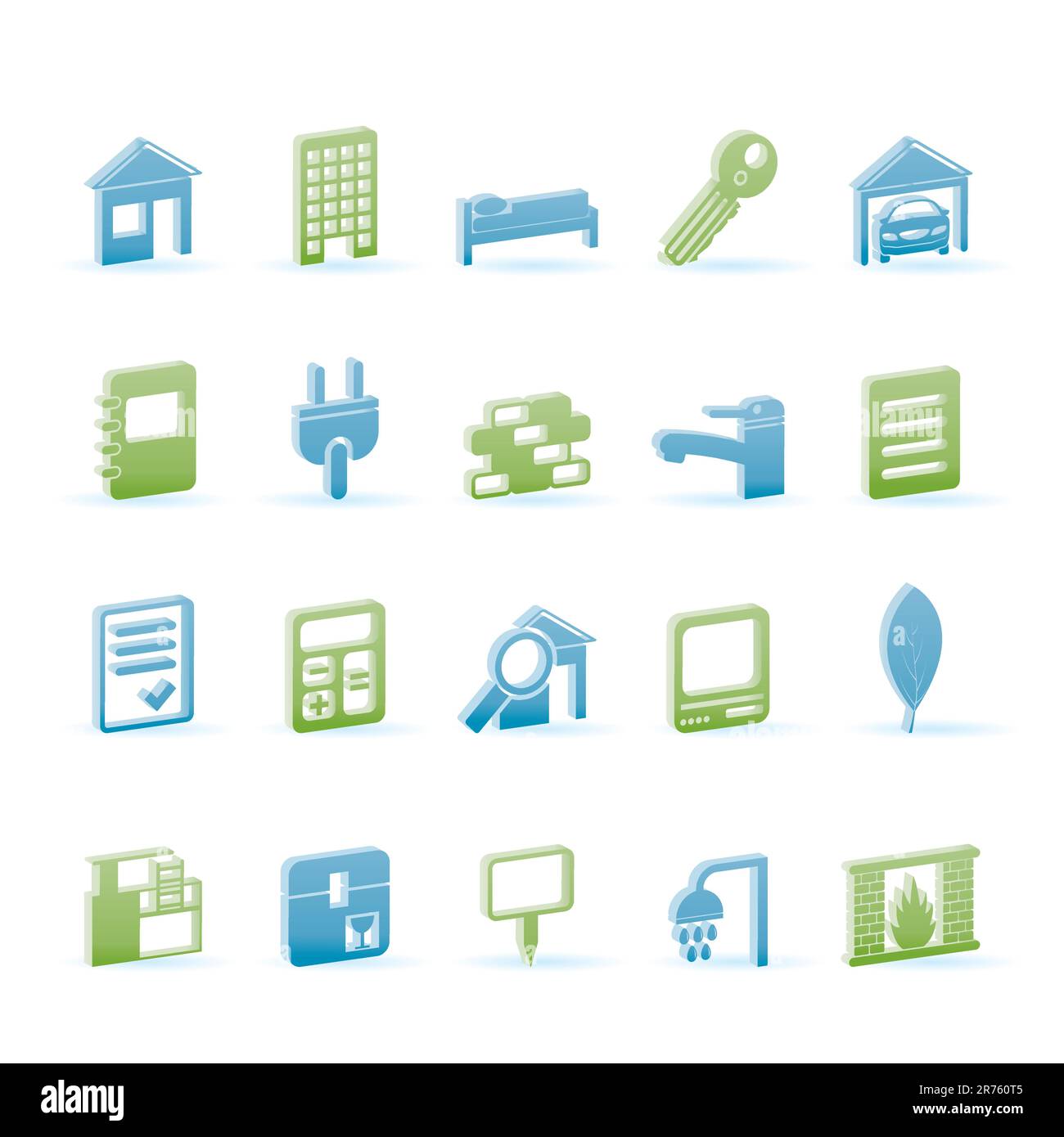 Residential commercial building Cut Out Stock Images & Pictures - Alamy