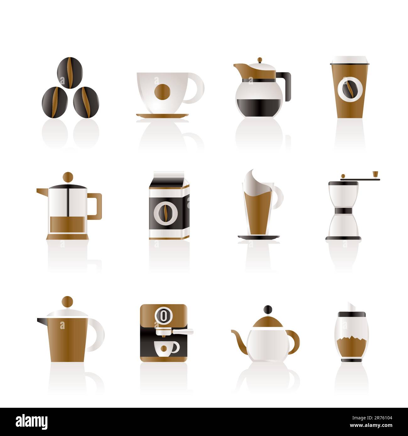 Industrial coffee grinder Stock Vector Images - Alamy