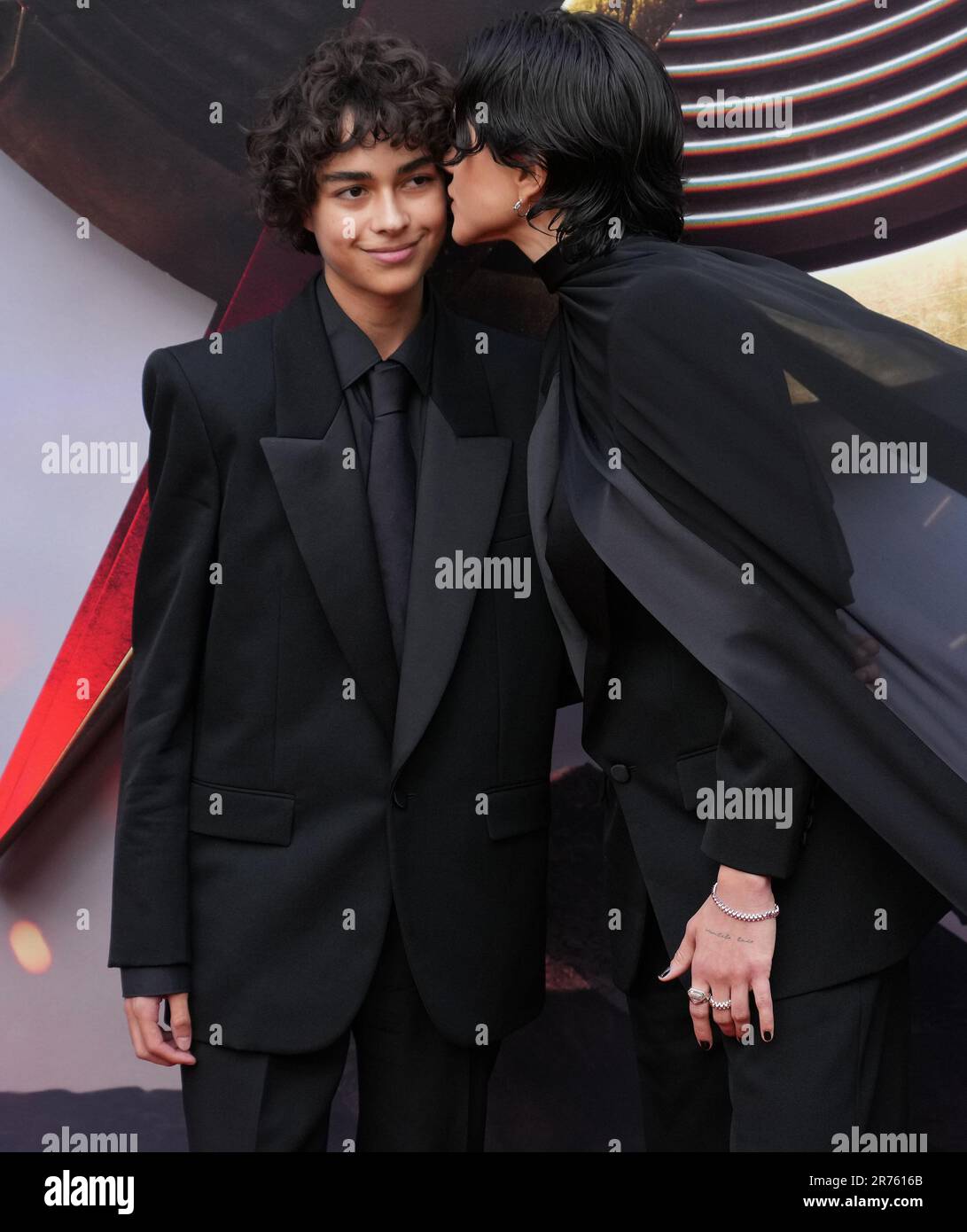 Los Angeles, USA. 12th June, 2023. (L-R) Jacob Calle and Sasha Calle at the Warner Bros. THE ...