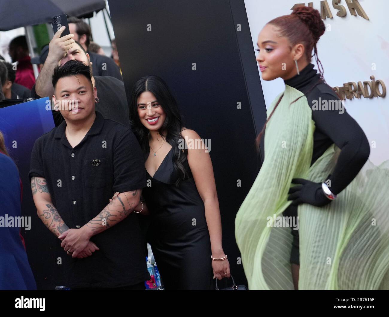 Los Angeles, USA. 12th June, 2023. (L-R) AJ Rafael, Alyssa Rafael and ...