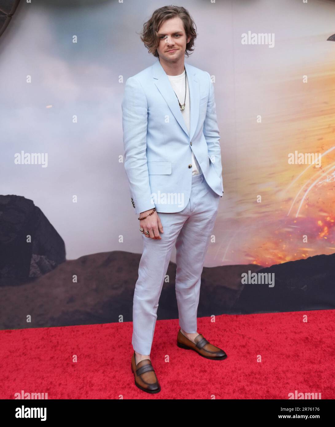 Los Angeles, USA. 12th June, 2023. Ty Simpkins arrives at the Warner ...