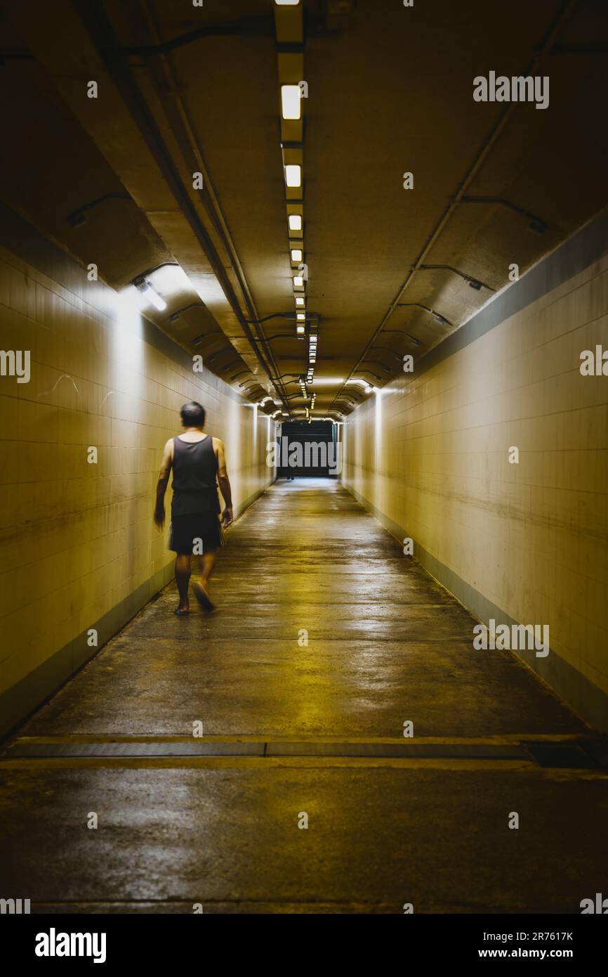 Dimly lit pathway hi-res stock photography and images - Alamy