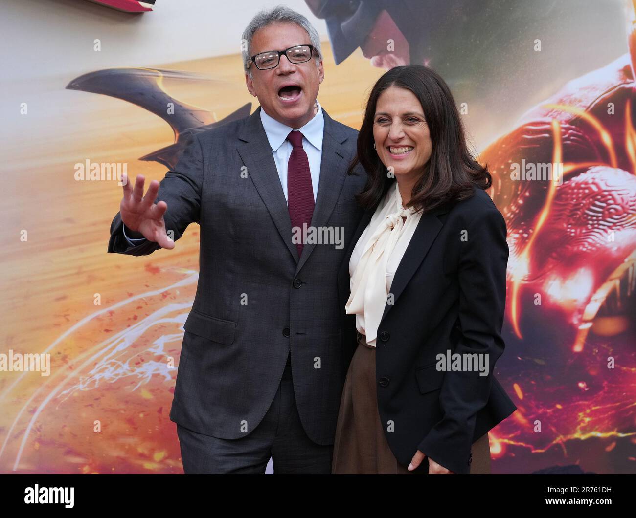 Los Angeles, USA. 12th June, 2023. (L-R) Mike De Luca and Pam Abdy at ...