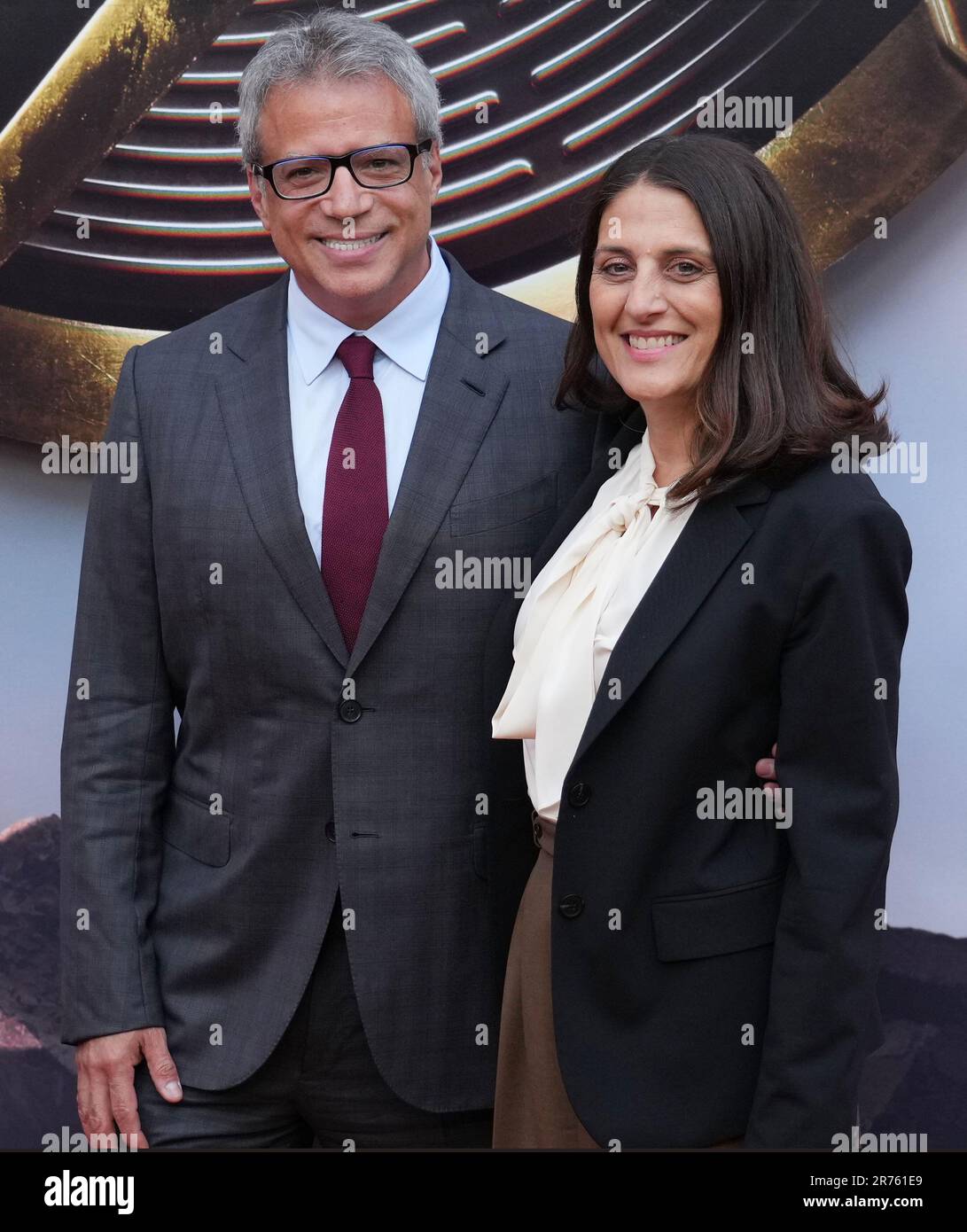 Los Angeles, USA. 12th June, 2023. (L-R) Mike De Luca and Pam Abdy at ...