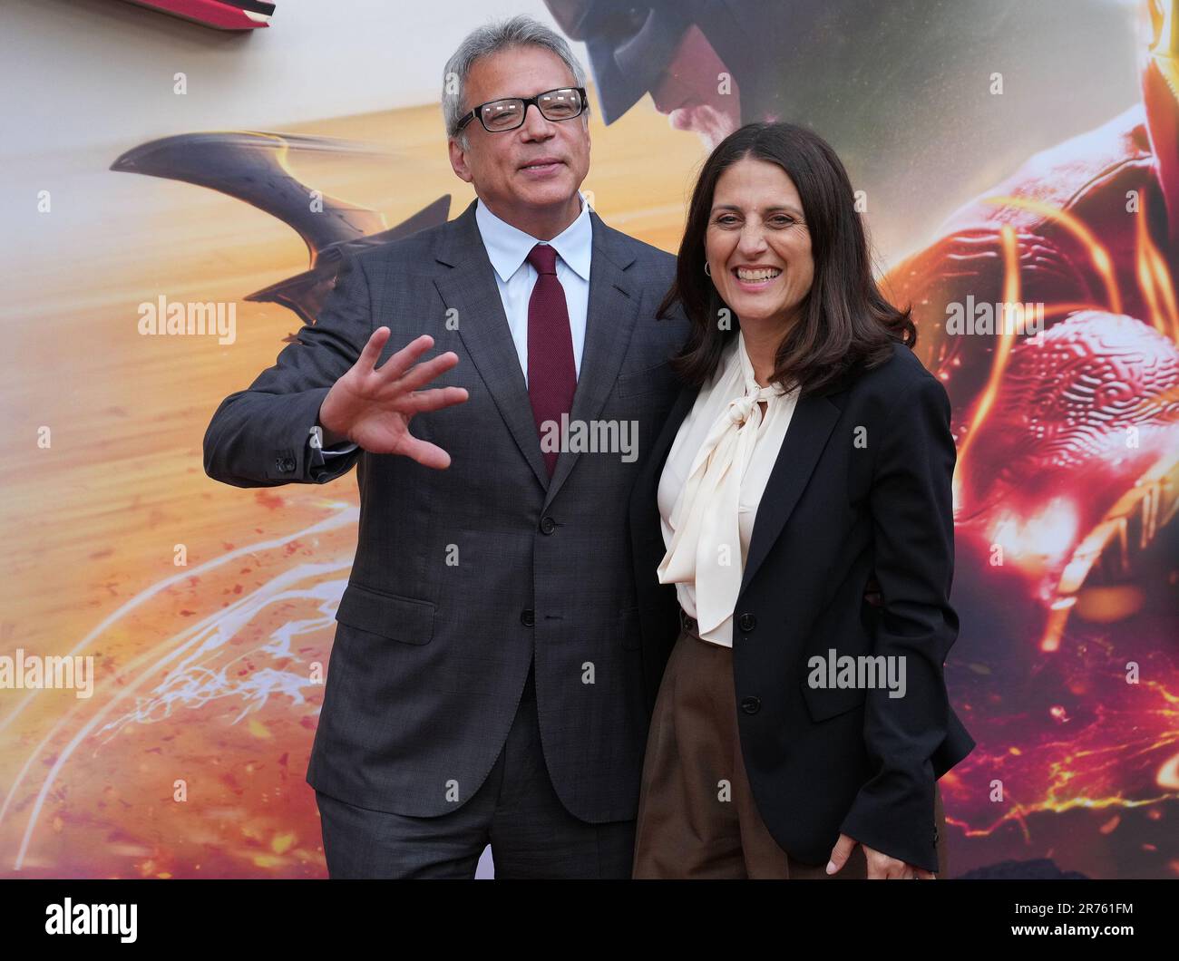 Los Angeles, USA. 12th June, 2023. (L-R) Mike De Luca and Pam Abdy at ...