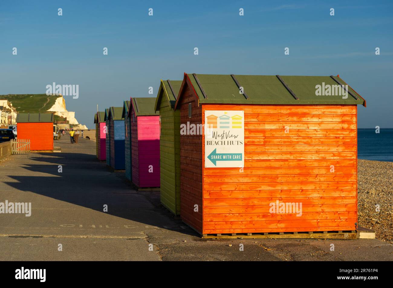 Sunset seaford east sussex hi-res stock photography and images - Alamy