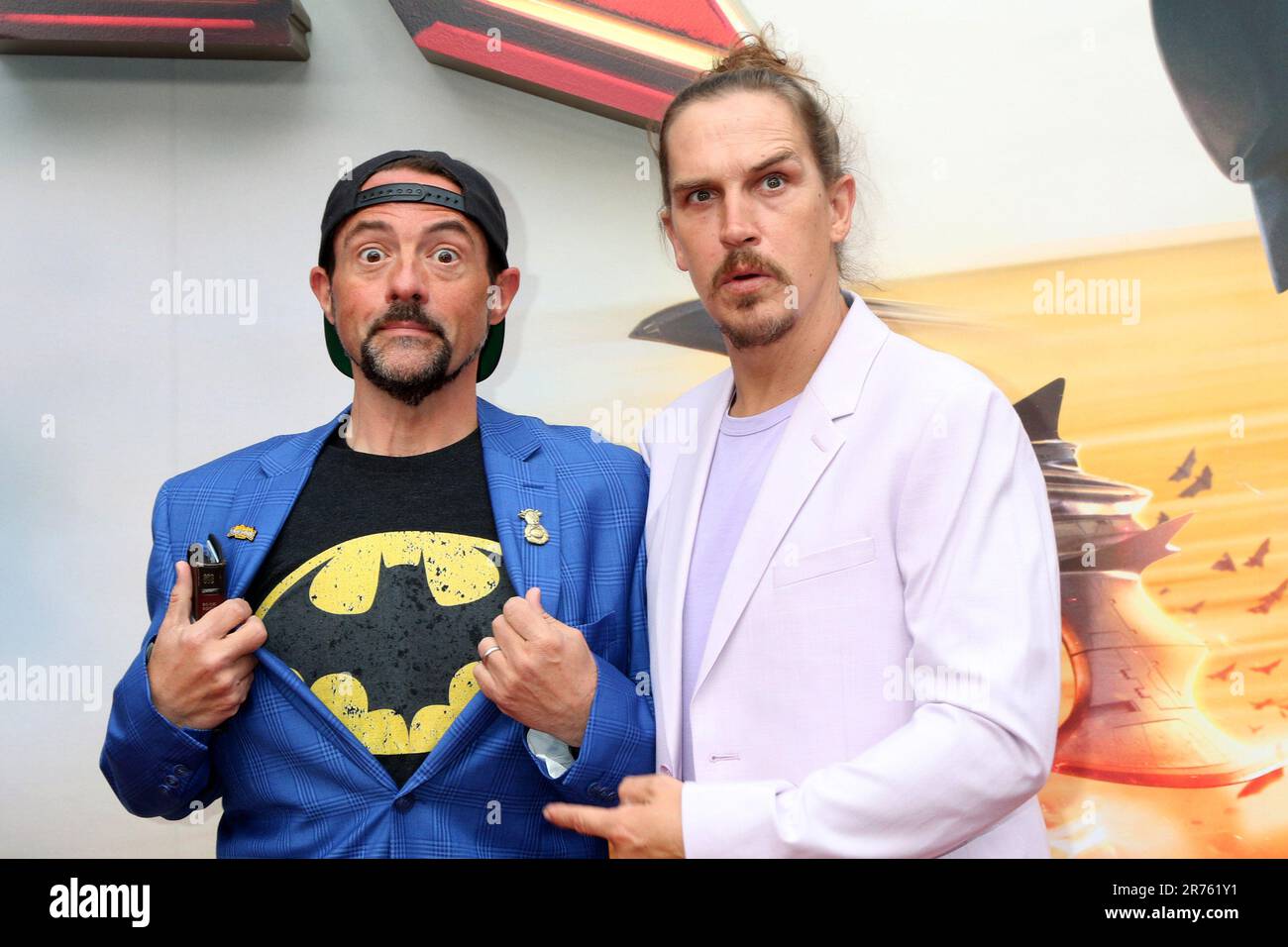 LOS ANGELES - JUN 12: Kevin Smith, Jason Mewes at The Flash Premiere at ...