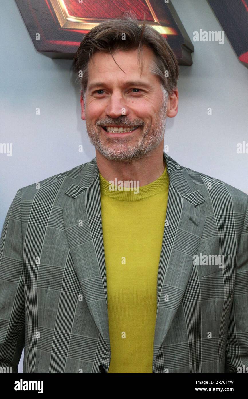 LOS ANGELES - JUN 12: Nikolaj Coster-Waldau at The Flash Premiere at ...