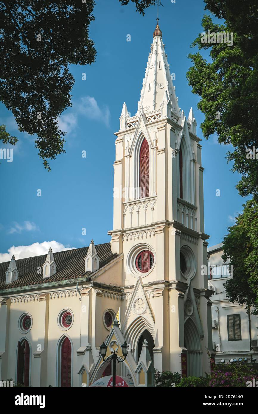This small Catholic church located on Shamian Island in Guangzhou is ...