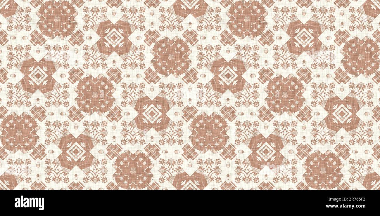 Peach pink cottagecore cozy tartan border. Cottagecore rustic marl ...