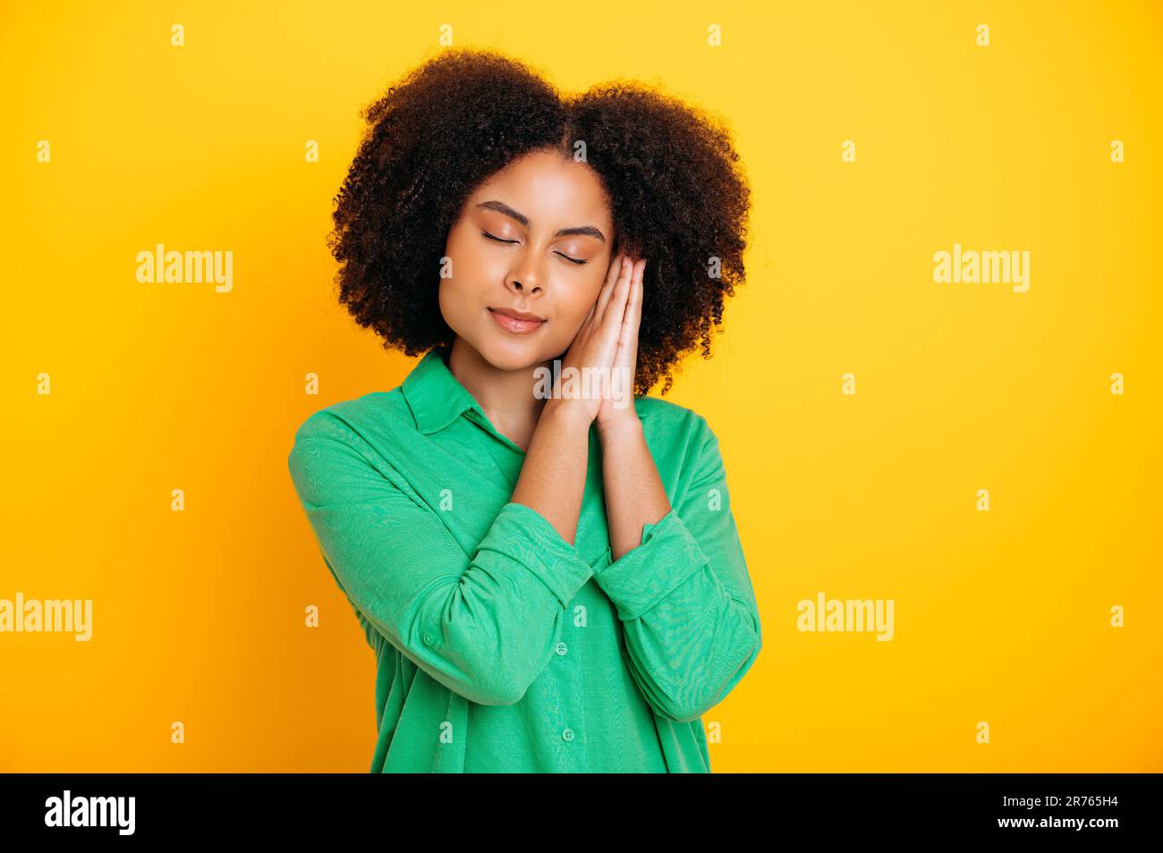 African woman showing quiet sign hi-res stock photography and images ...