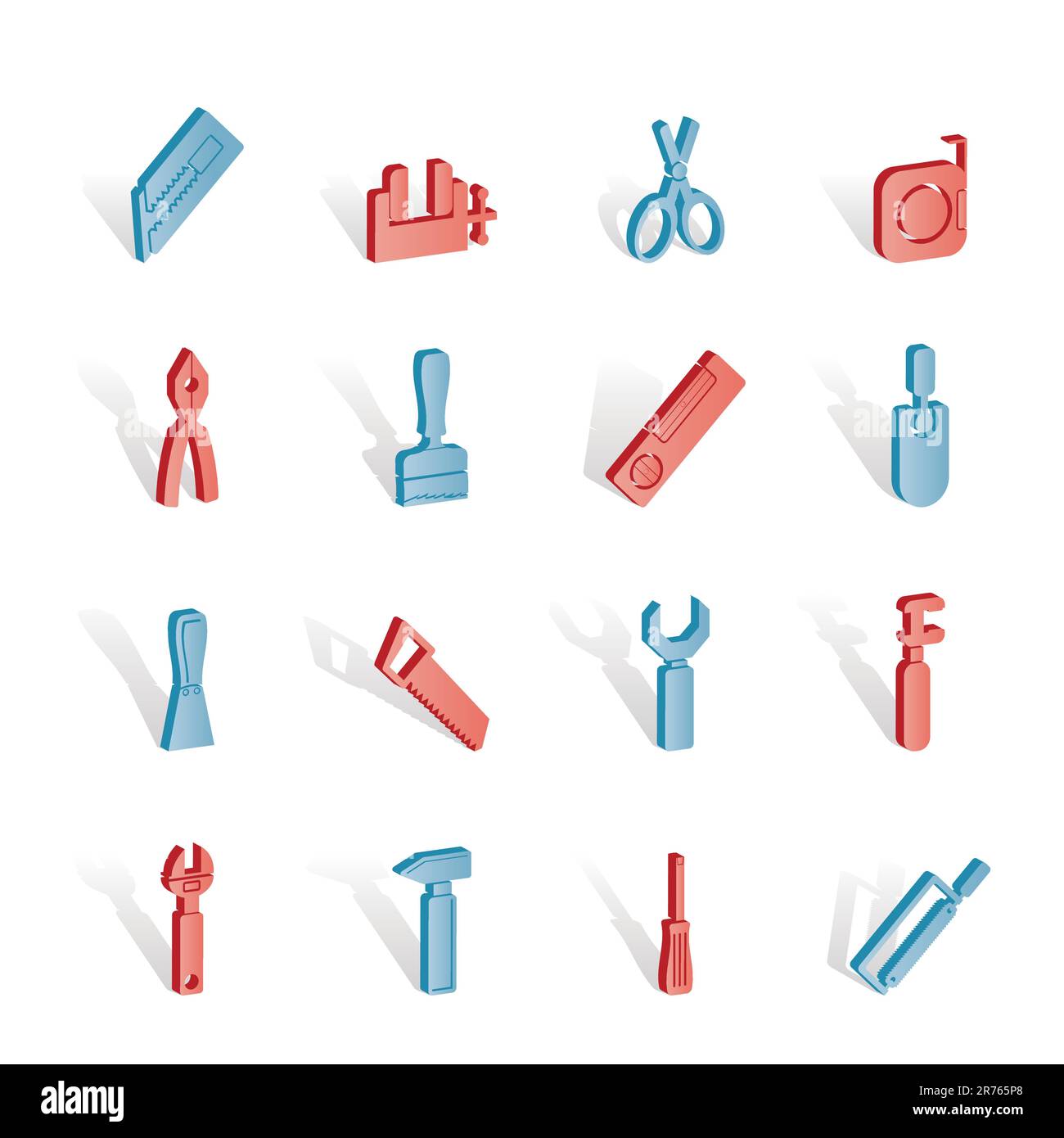 Building and Construction Tools icons - Vector Icon Set Stock Vector ...