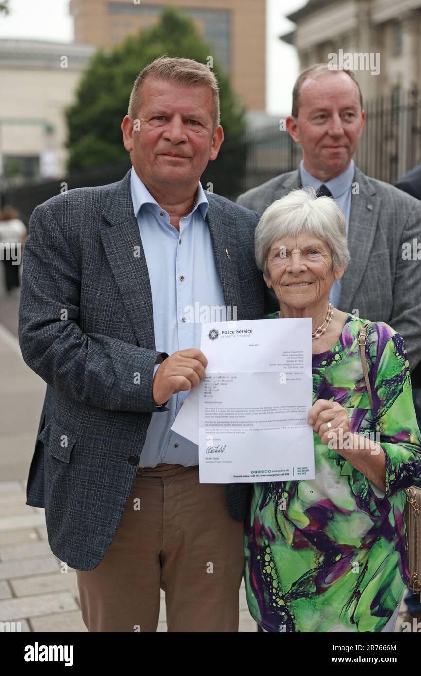 EDITORS NOTE IMAGE BLURRED BY PA PICTURE DESK PAt Shivers' wife Betty ...