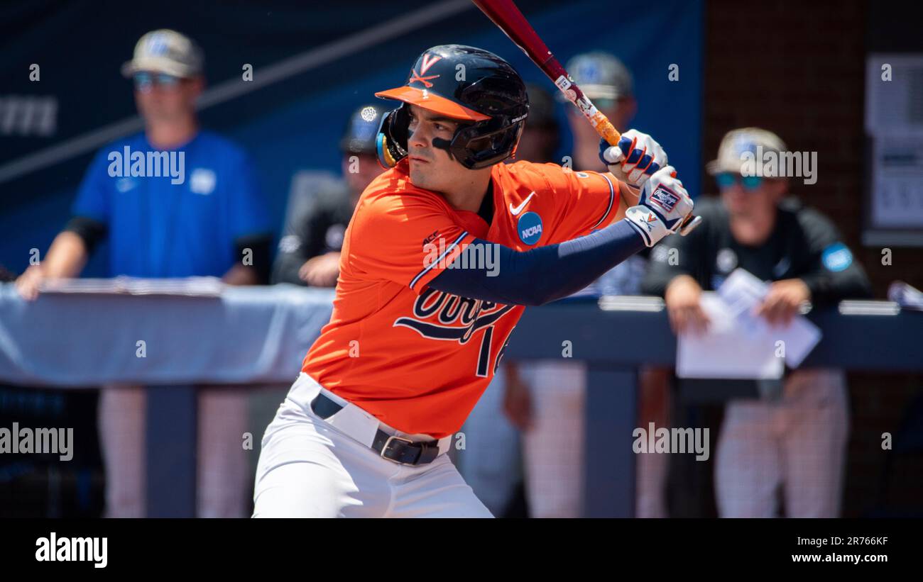 Virginia infielder Anthony Stephan (16) goes up to bat during an NCAA ...