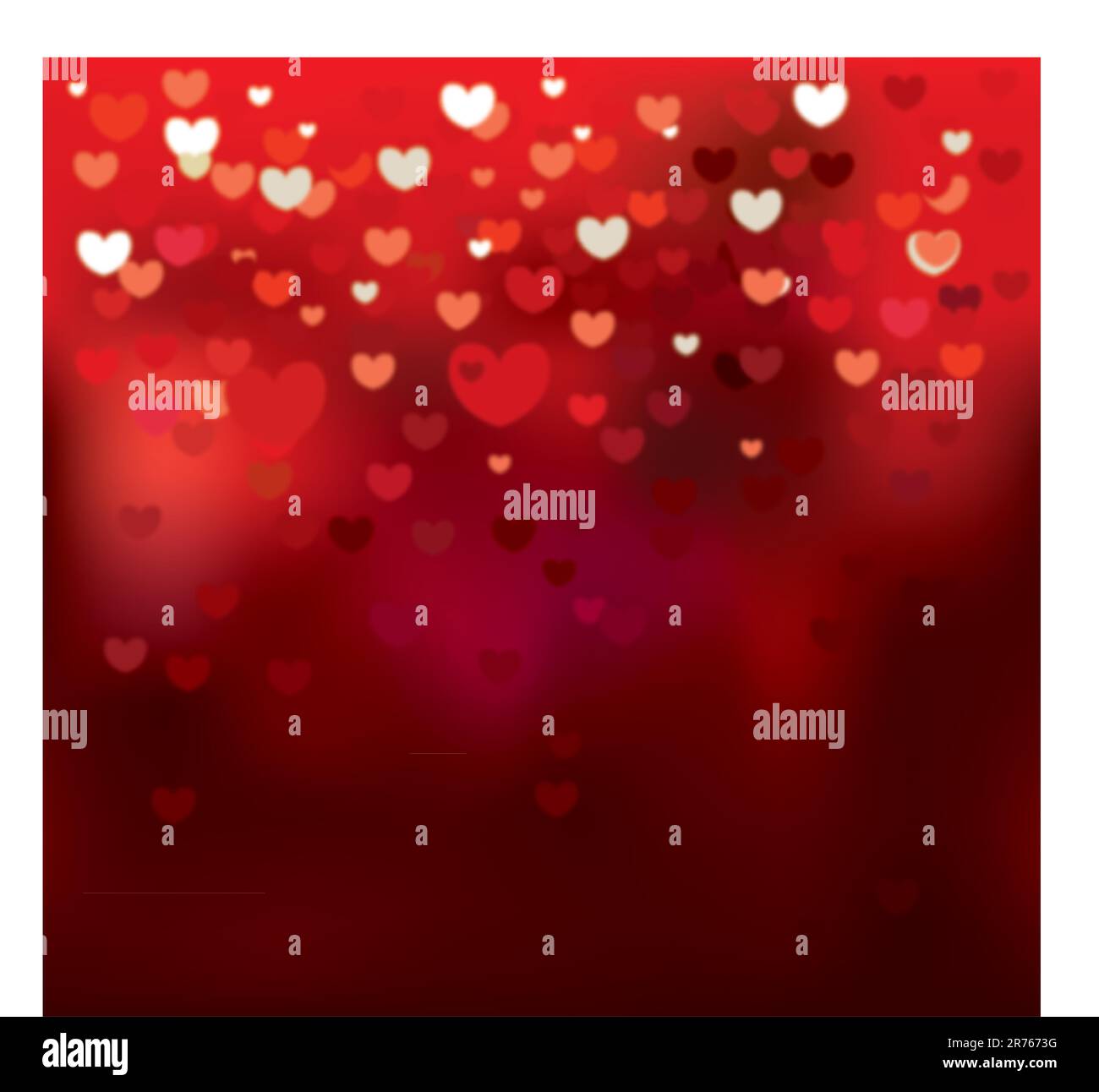 Red blurry hearts, vector illustration Stock Vector Image & Art - Alamy
