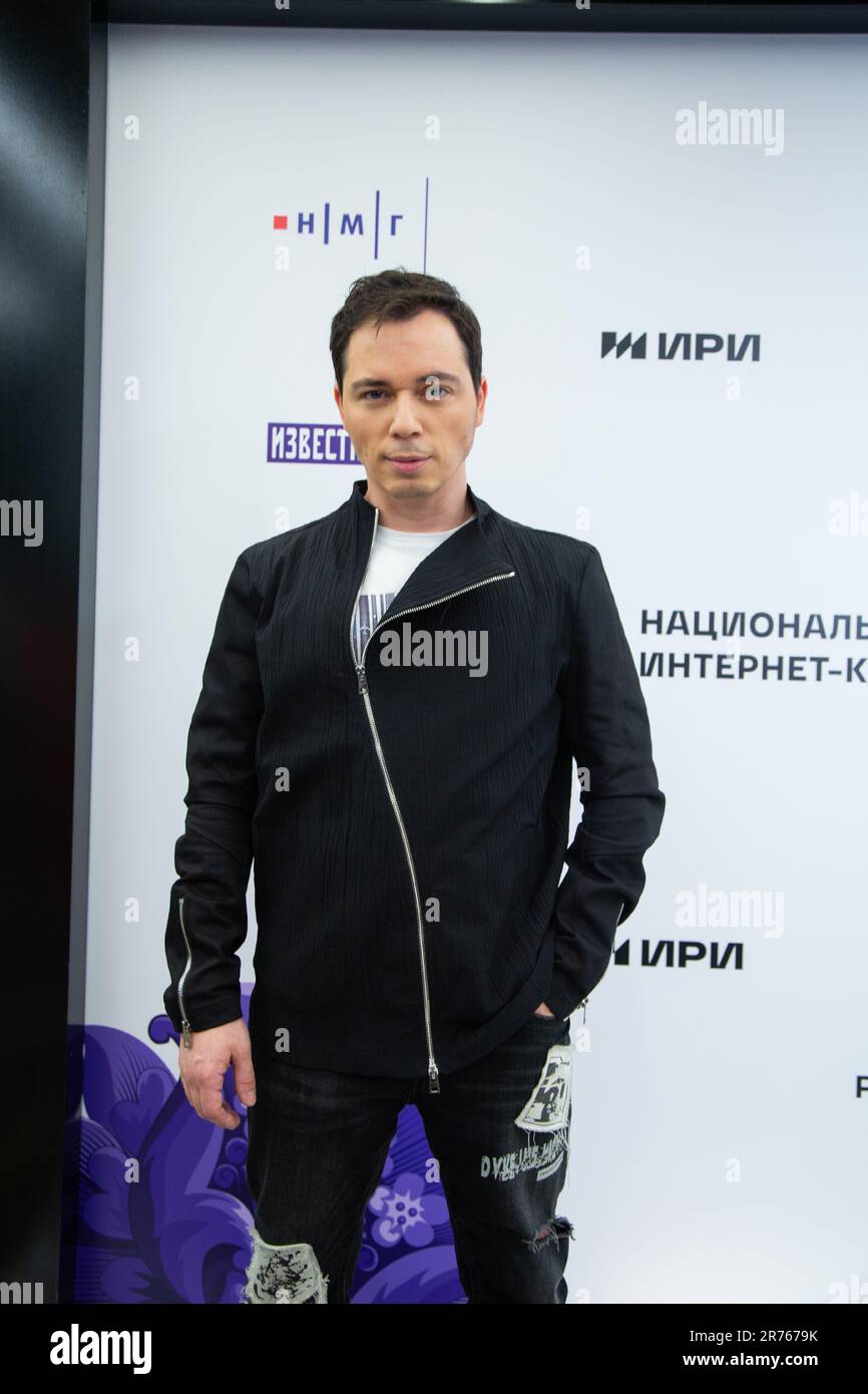 Moscow. Singer Rodion Gazmanov before the IRI National Internet Content Award ceremony at the ...