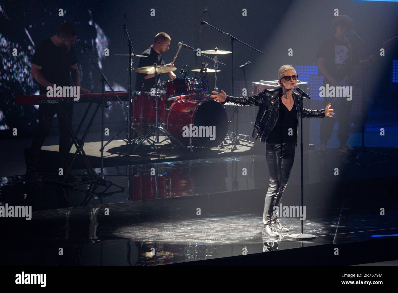 Moscow. Singer Diana Arbenina at the 2nd National Internet Content ...